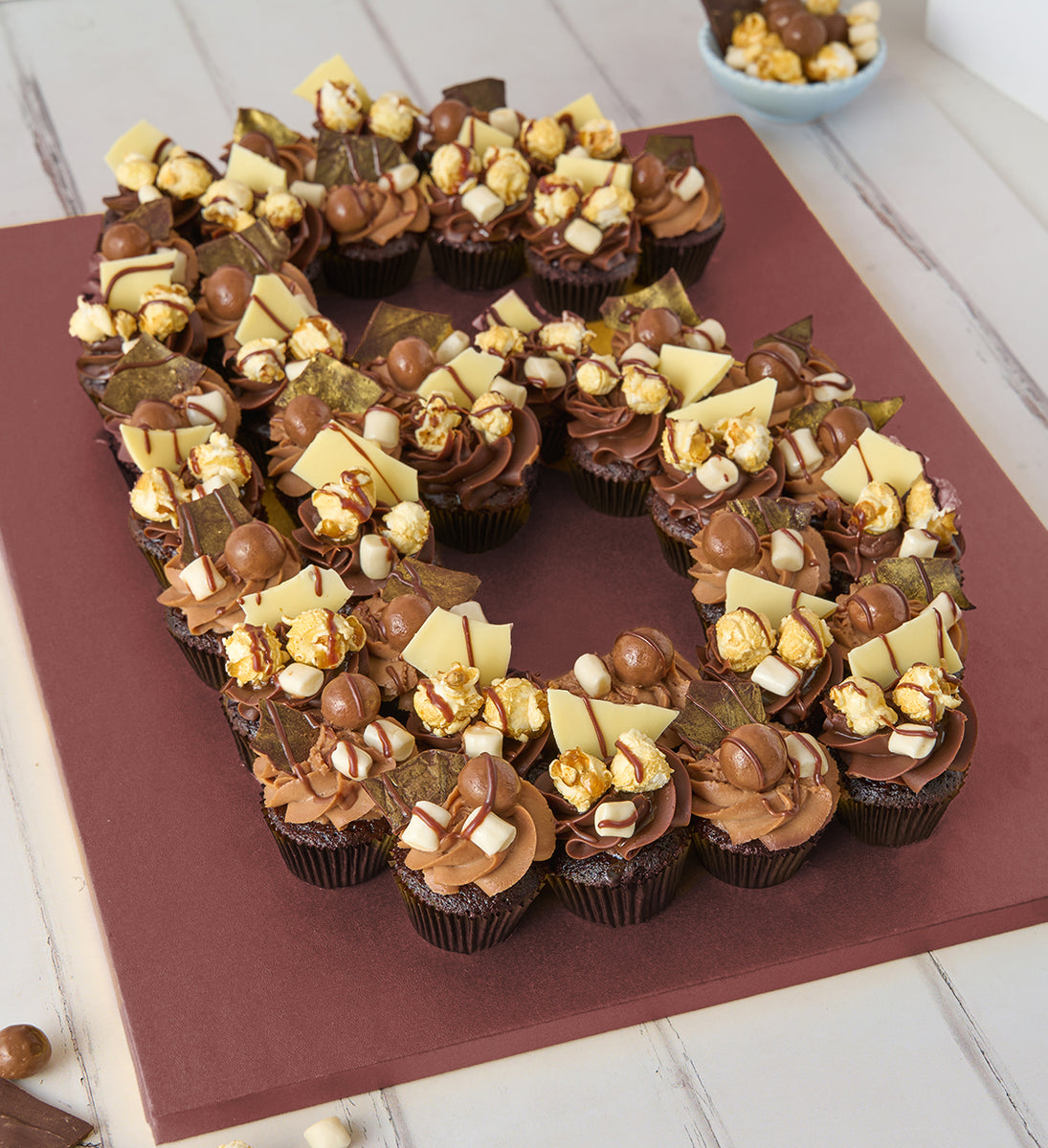 Chocolate Cupcake Number Cake – Lola's