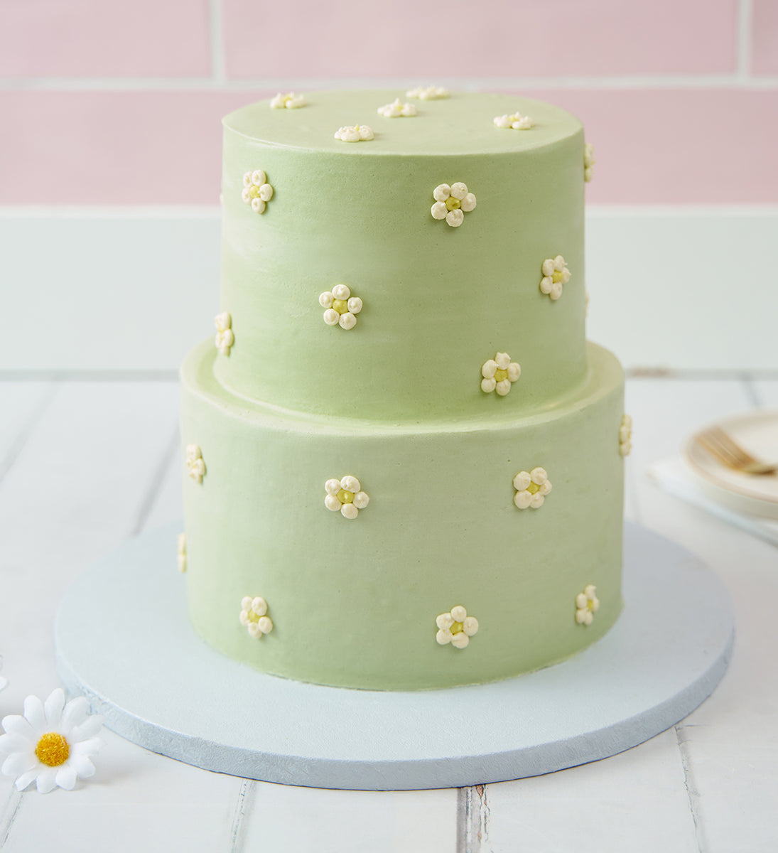 Daisy Doodle Mini Two Tier Cake – Lola's