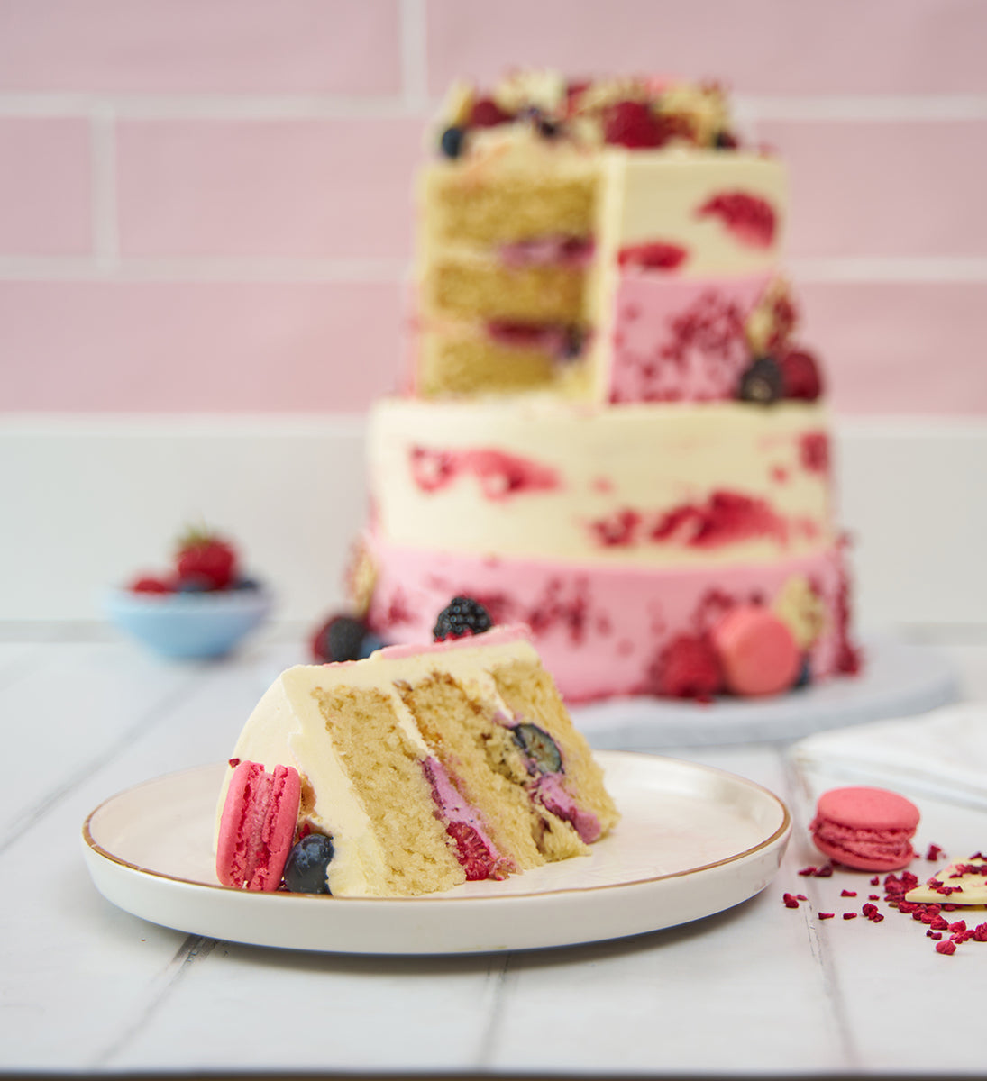 Tutti Frutti Mini Two Tier Loaded Cake – Lola's