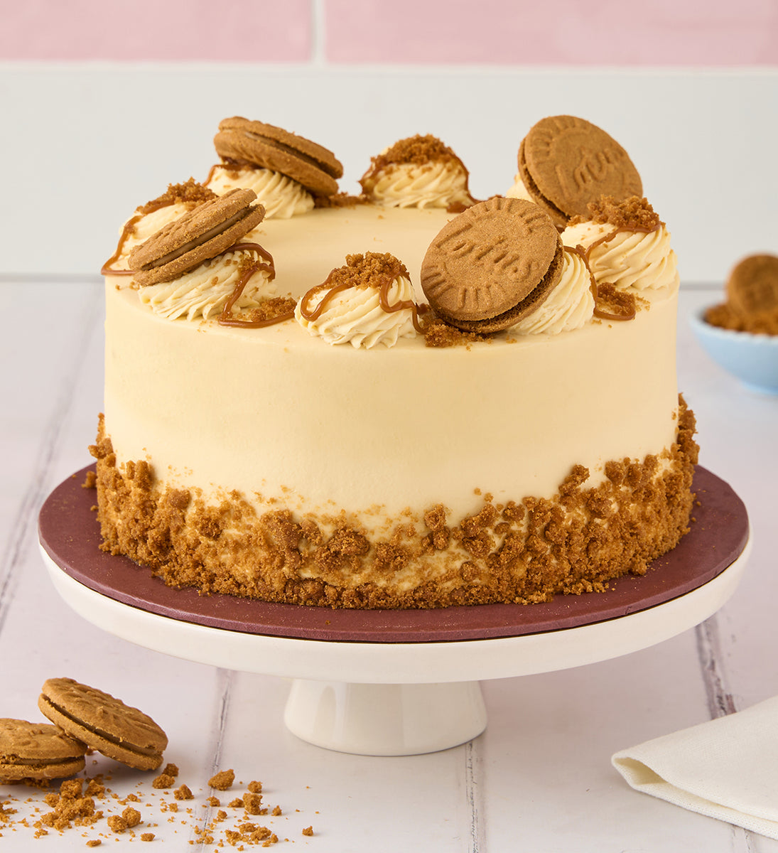 Caramel Biscuit Cake – Lola's