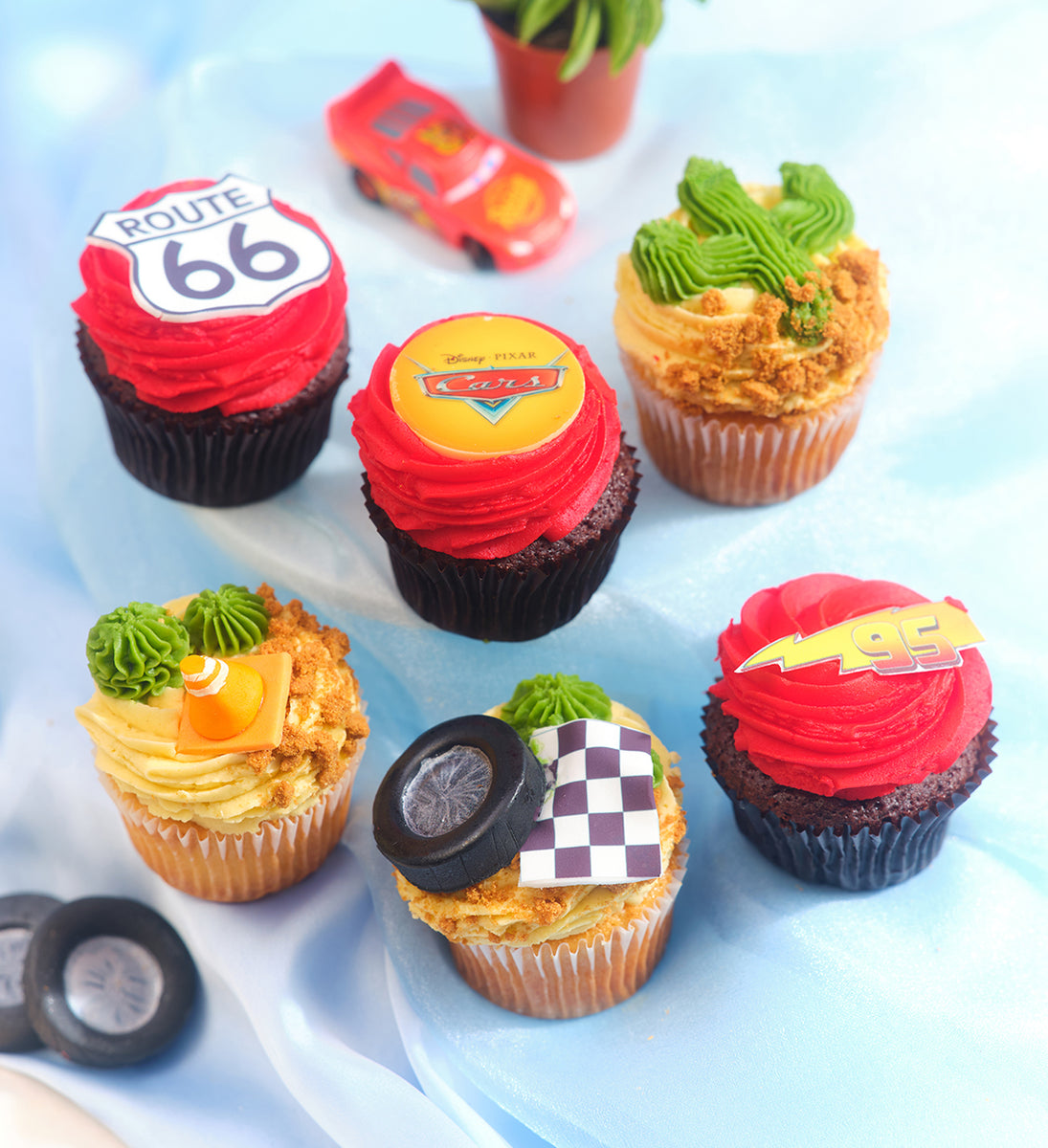 Disney Cars Themed Cupcake Box – Lola's
