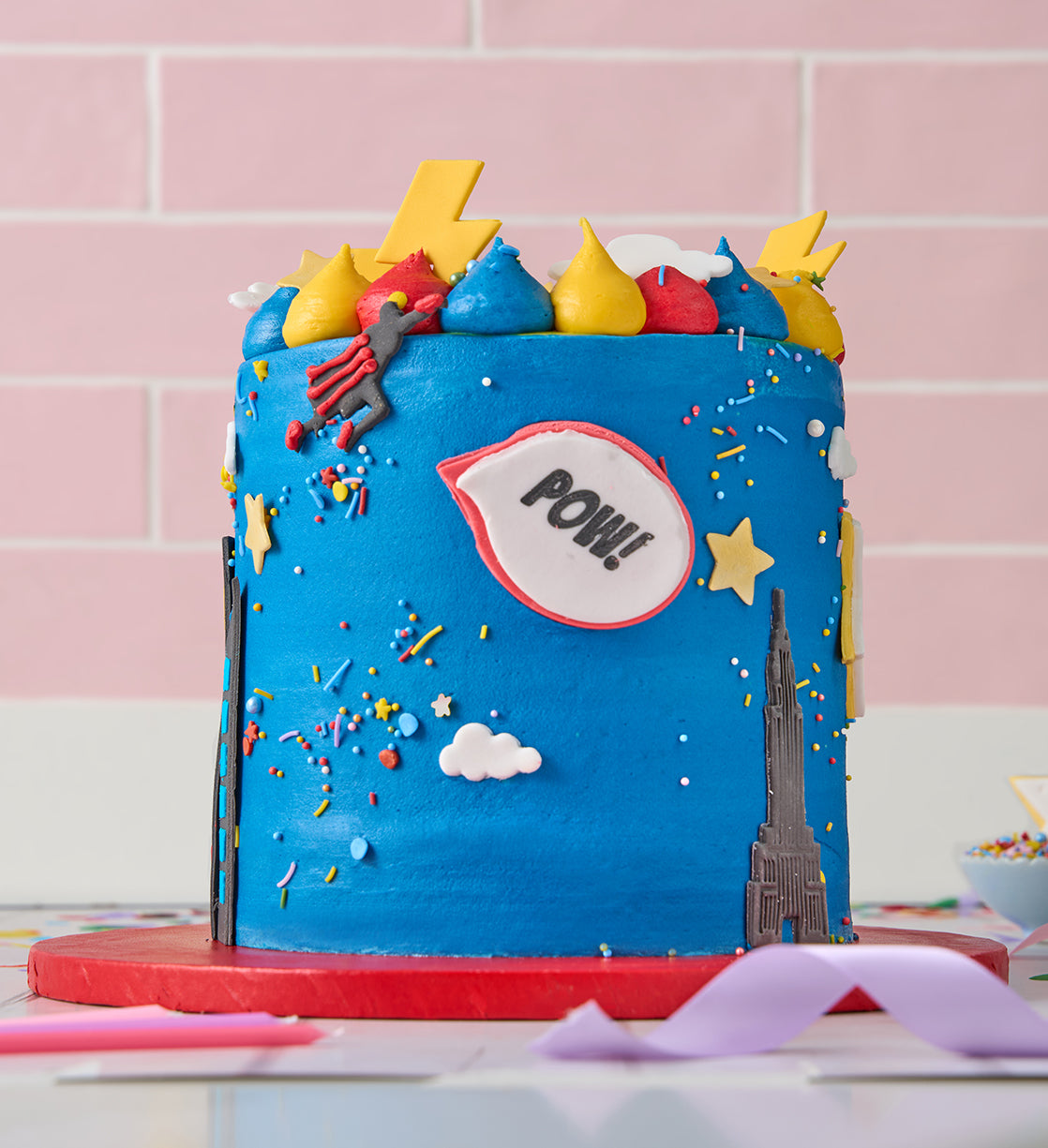 Superhero Tall Cake – Lola's
