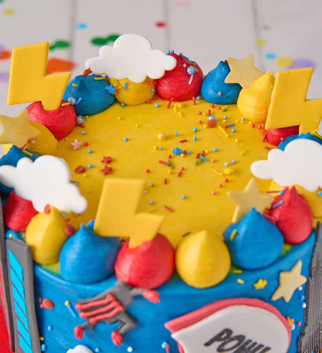 Superhero Birthday Cake | Lola's – Lola's