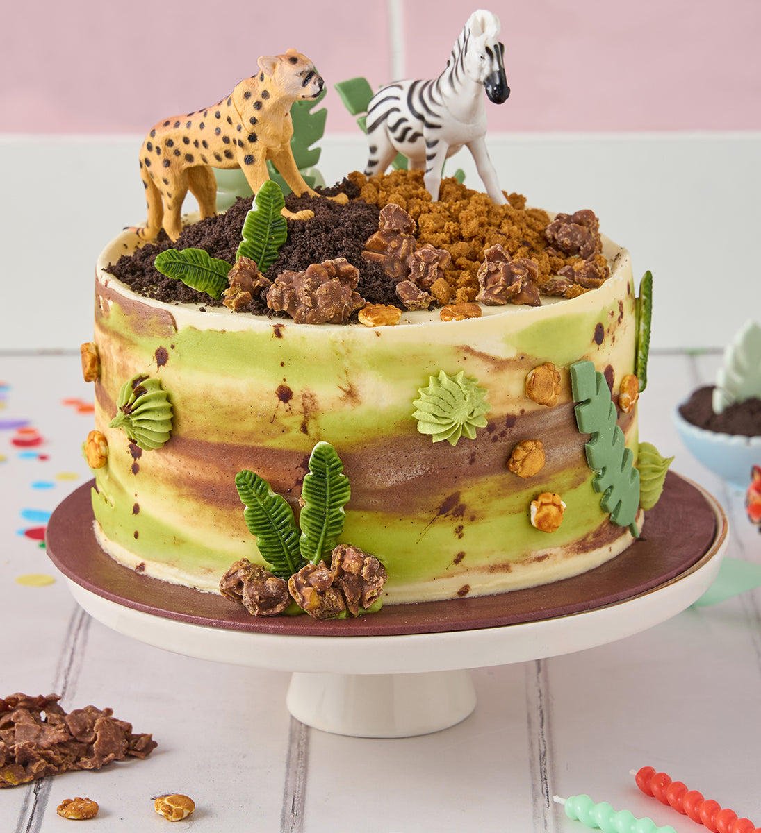 Safari Birthday Cake | Jungle Theme Cake | Lola's – Lola's