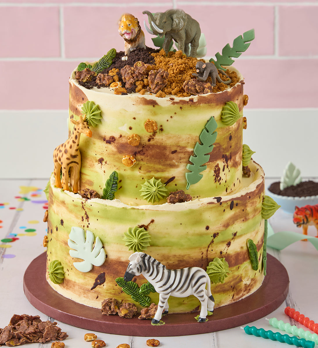 Safari Two Tier Cake – Lola's