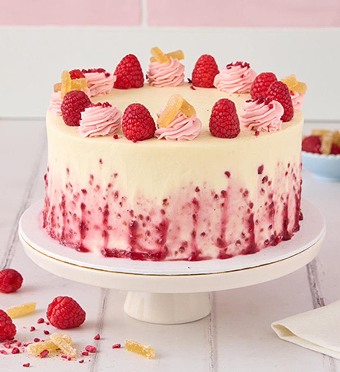 Lemon and Raspberry Cake – Lola's