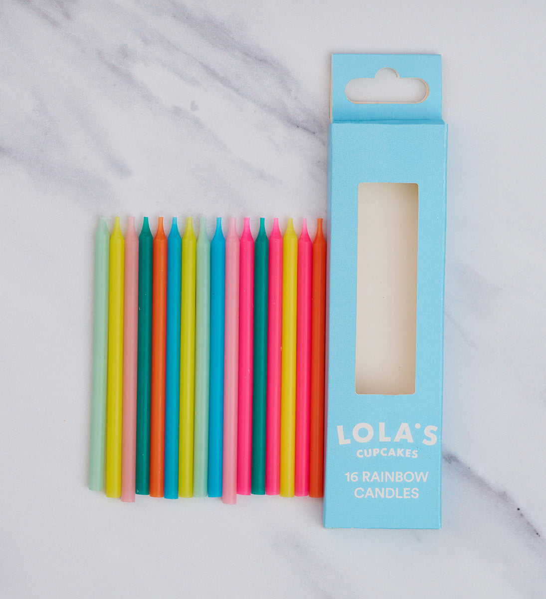 Rainbow Tall Candles – Lola's