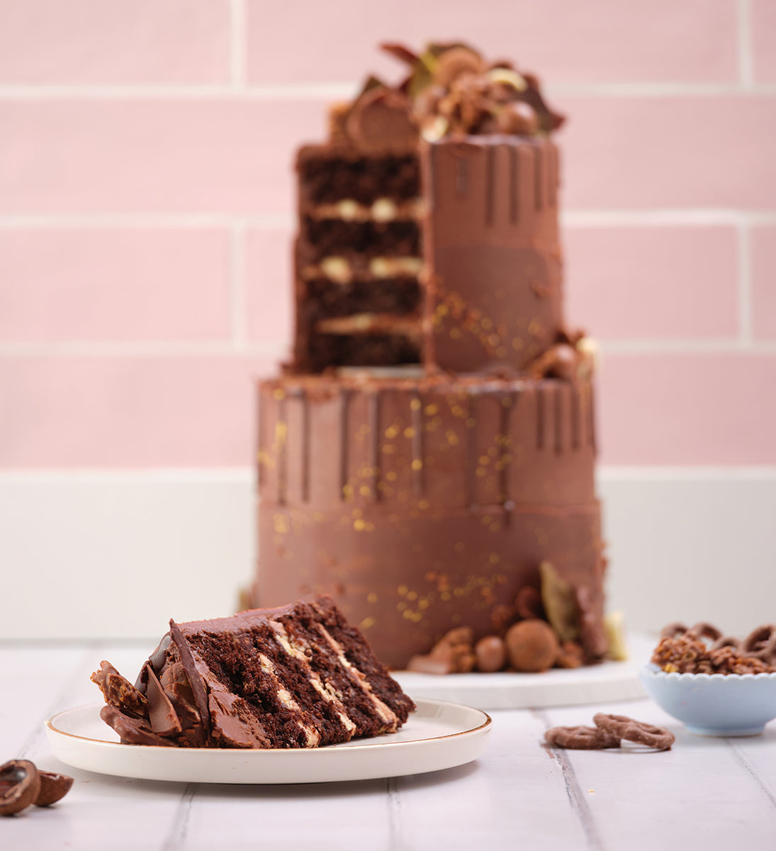 Chocolate Mini Two Tier Loaded Cake – Lola's