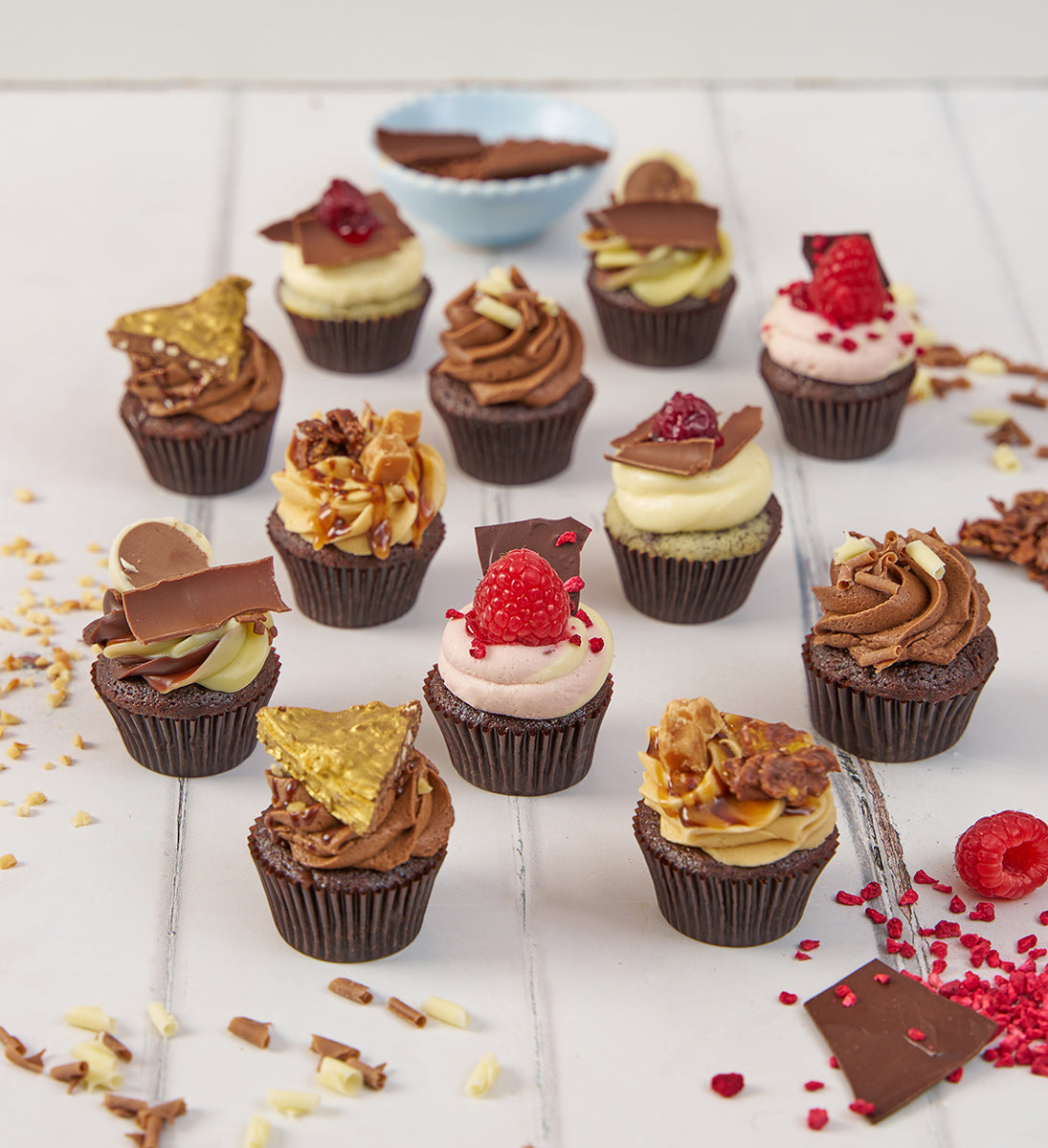 Chocolate Lovers Mini Cupcake Box – Lola's