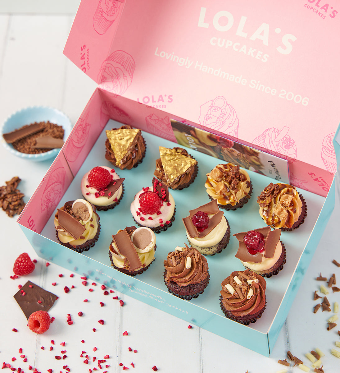 Chocolate Lovers Mini Cupcake Box – Lola's