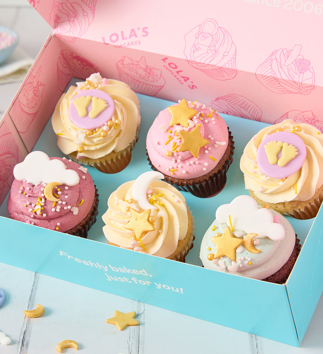 Newborn Baby Cupcake Box – Lola's
