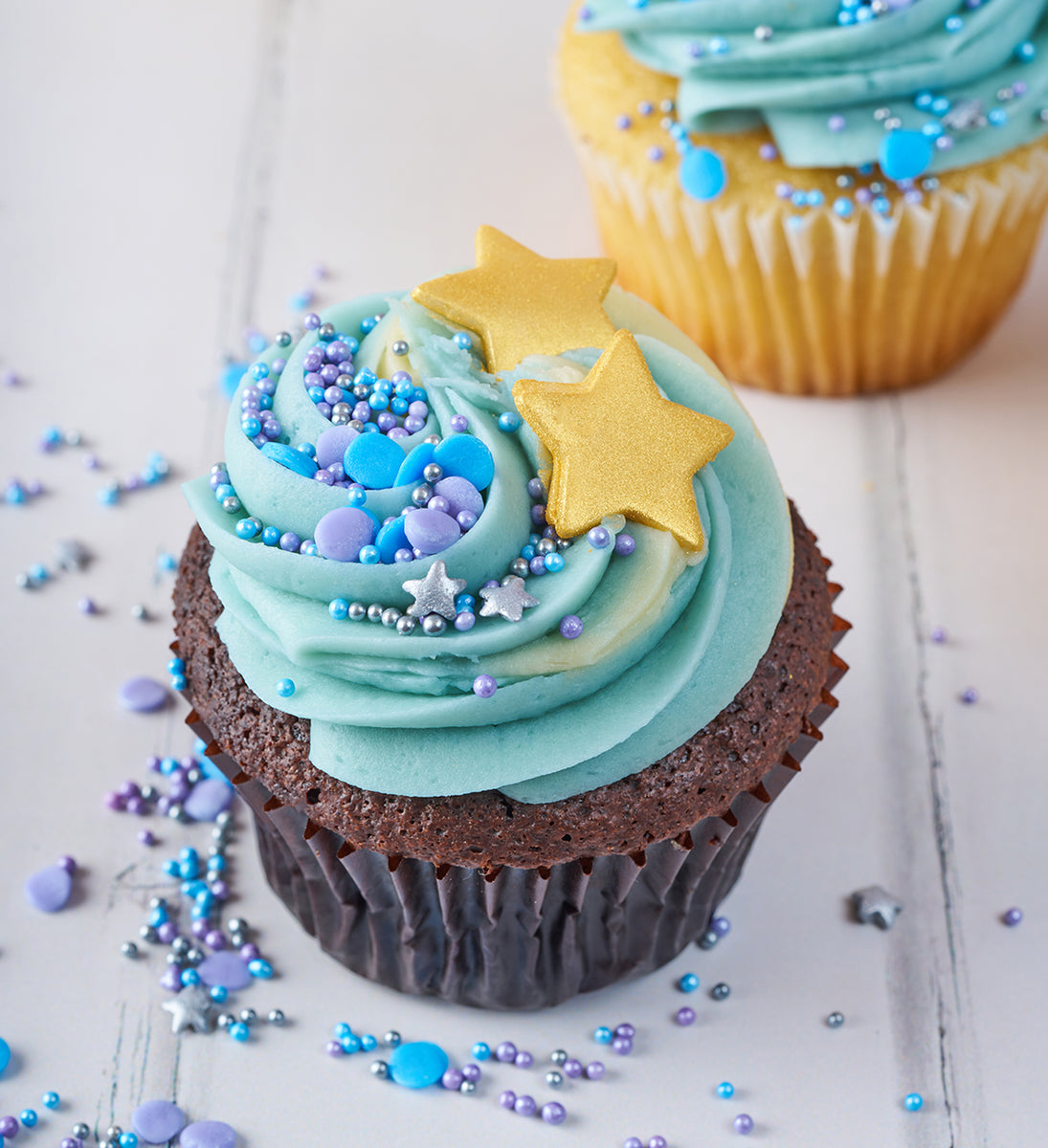 Blue Cupcake Box – Lola's