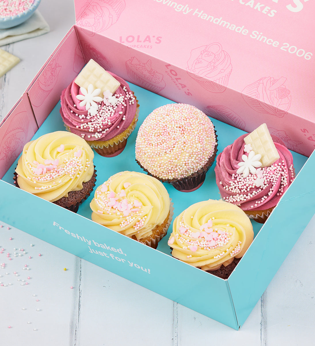 Pink Cupcake Box – Lola's