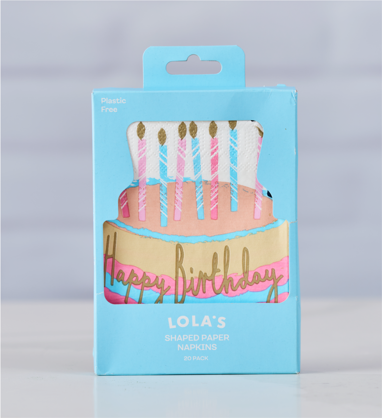 Cake Shaped Napkins – Lola's